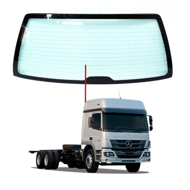 Vidro Vigia Mercedes Atego 2004 a 2016 2017 2018 | Bite