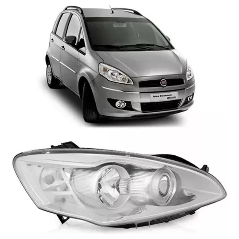 Farol Idea 2010/ Lado Direito - Cromado | Bite